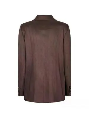 Tagliatore Pinstripe Double-breasted Blazer - Brown