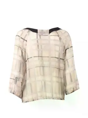 Emporio Armani Checked Blouse