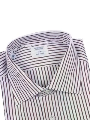 MAZZARELLI Striped-pattern Slim-fit Shirt