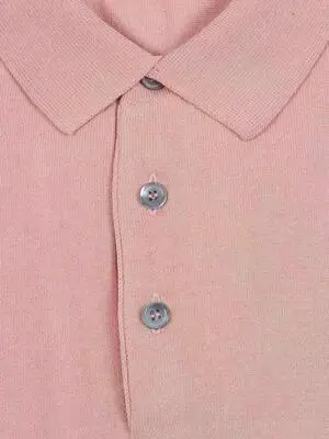 SETTEFILI CASHMERE Buttoned Polo Shirt - Pink