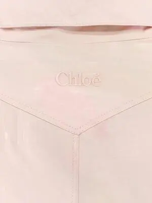 Chloé Poplin Cape Coat
