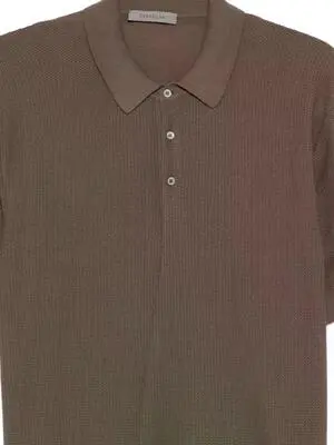 Corneliani Textured-knit Polo Shirt
