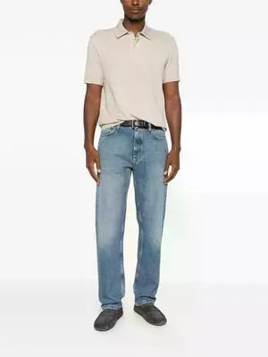 Zegna Short-sleeves Polo Shirt - Neutrals
