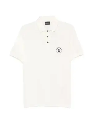 Emporio Armani Logo-patch Piqué Polo Shirt