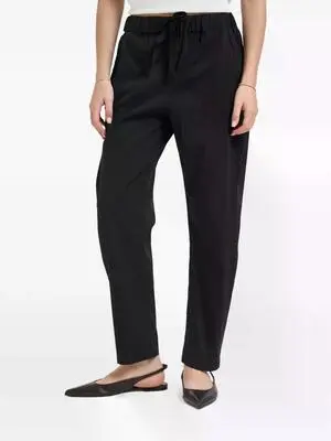 SEMICOUTURE Drawstring-waistband Trousers - Black