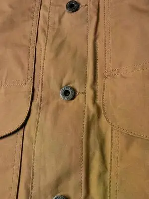 Filson Journeyman Dry-wax Button-up Jacket - Brown
