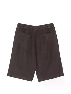 Fedeli Elasticated Drawstring Shorts - Brown