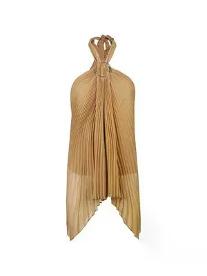 Max Mara Ring-detail Top - Neutrals