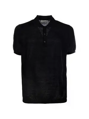 PAOLO RAGAZZINI Fine-knit Polo Shirt