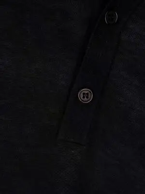 PAOLO RAGAZZINI Fine-knit Polo Shirt