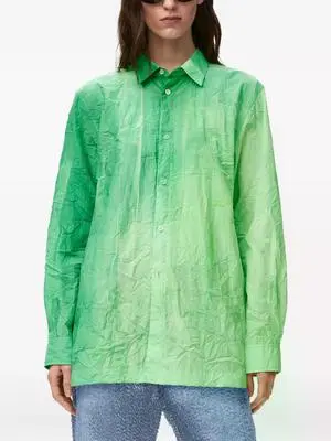 Loewe Button-down Cotton Shirt - Green