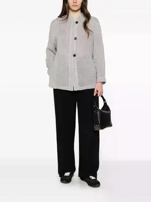 Emporio Armani Buttoned Jacket - Grey
