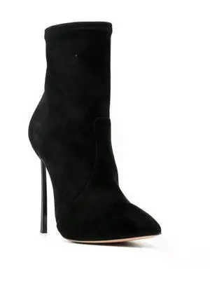Casadei Blade 125mm Leather Ankle Boots