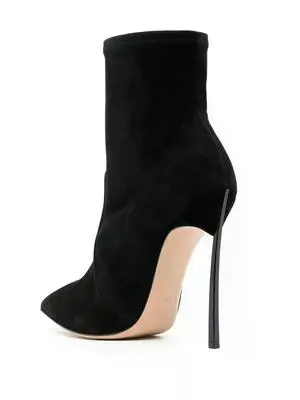 Casadei Blade 125mm Leather Ankle Boots