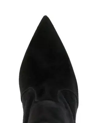 Casadei Blade 125mm Leather Ankle Boots