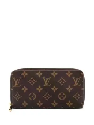 LOUIS VUITTON Zippy Wallet Monogram Canvas Small Wallets - Brown