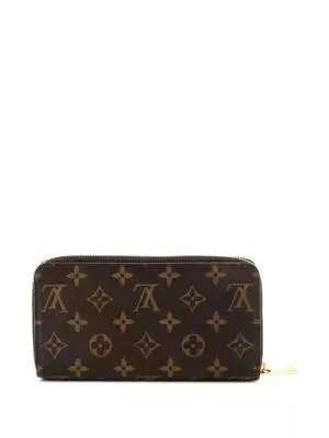 LOUIS VUITTON Zippy Wallet Monogram Canvas Small Wallets - Brown