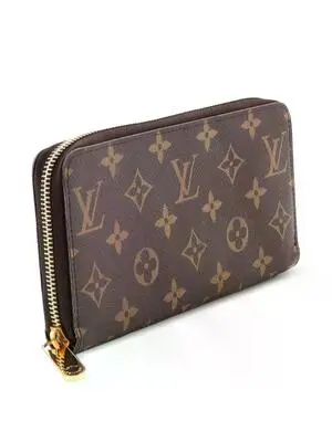 LOUIS VUITTON Zippy Wallet Monogram Canvas Small Wallets - Brown
