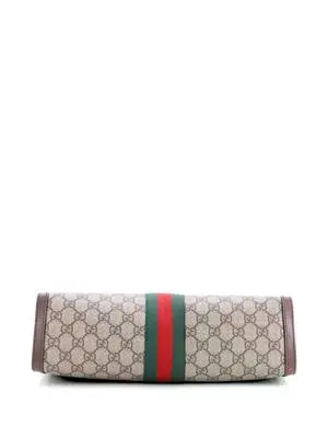 Gucci Ophidia Chain Gg Coated Canvas Medium Shoulder Bag - Brown