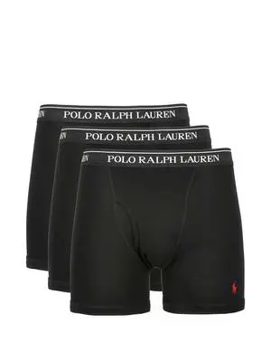 Polo Ralph Lauren Logo-waistband Boxers - Black