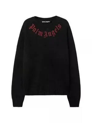 Palm Angels Logo-embroidered Sweater