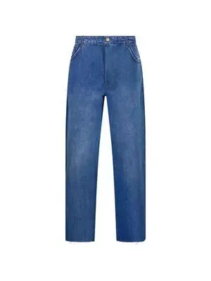 LITKOVSKA High-rise Straight-leg Denim Jeans - Blue