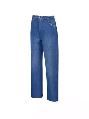 LITKOVSKA High-rise Straight-leg Denim Jeans - Blue