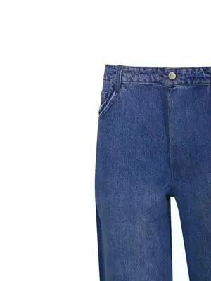LITKOVSKA High-rise Straight-leg Denim Jeans - Blue
