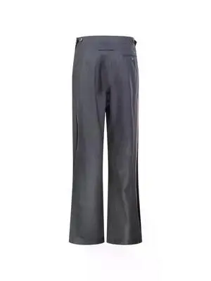 LITKOVSKA Frayed-edge Wide-leg Trousers