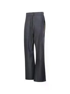 LITKOVSKA Frayed-edge Wide-leg Trousers
