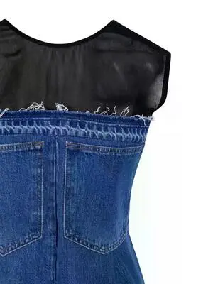 LITKOVSKA Tailored Denim Bustier