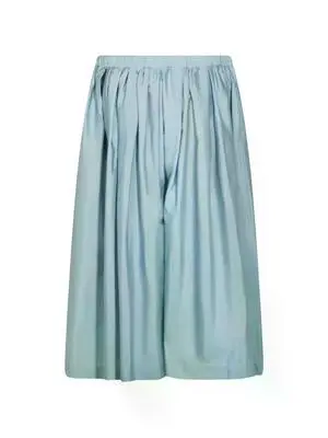 NINE:INTHE:MORNING Pleated Flared Midi Skirt