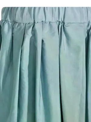 NINE:INTHE:MORNING Pleated Flared Midi Skirt