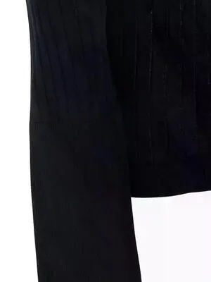 Malo Ribbed Knit V-neck Cardigan