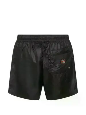 MAUNA KEA Logo-patch Swim Shorts - Black