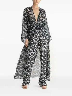 DIARRABLU Geometric Print Trousers