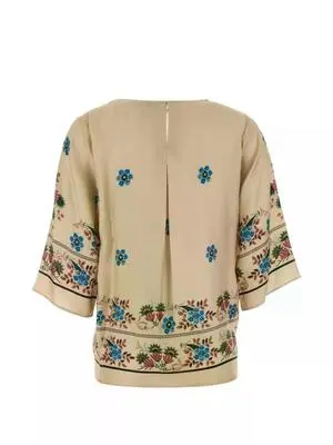 Max Mara Samba Floral-print Blouse