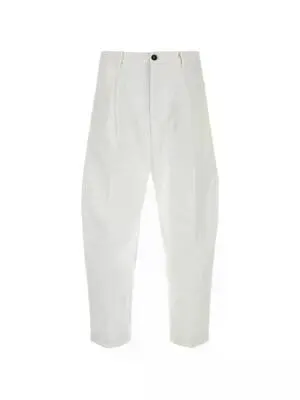 NINE:INTHE:MORNING Giulio Belt-loop Trousers - White
