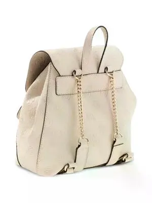 Guess Cresidia Embossed Backpack - White