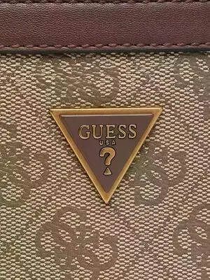Guess Monogram Milano Belt Bag - Neutrals