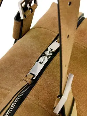 ALLSAINTS Ares Buckle-detail Shoulder Bag - Brown