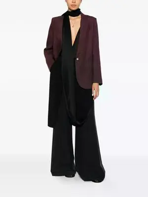 VIA MASINI 80 Pleated Wide-leg Trousers