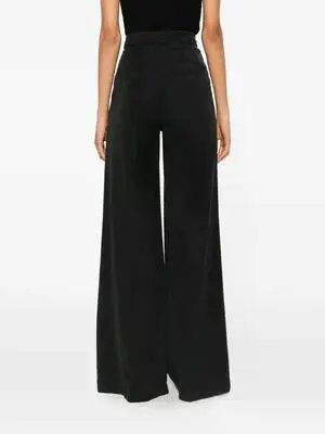 VIA MASINI 80 Pleated Wide-leg Trousers