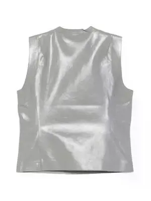 SAPIO Metallic Finish Sleeveless Gilet