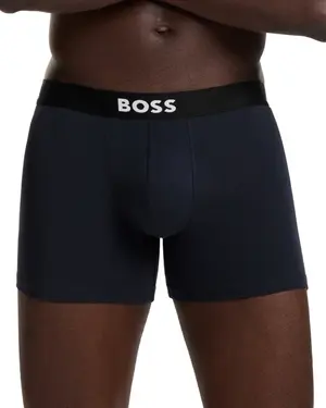 BOSS One Boxer Briefs, Pack Of 3 - Open Blue