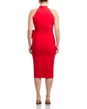Chiara Boni La Petite Robe Gudrum Ruffled Sheath Dress - Red