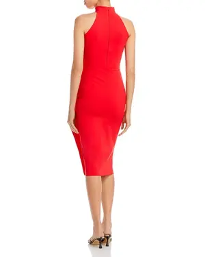 Chiara Boni La Petite Robe Gudrum Ruffled Sheath Dress - Red