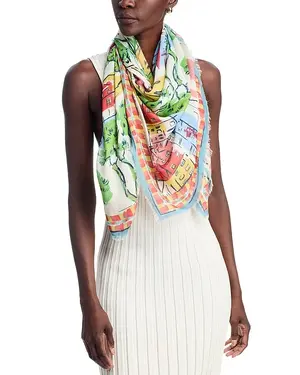 Echo Riviera Square Scarf - Multi