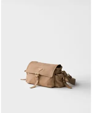 Prada Explore Nappa Leather Shoulder Bag - Neutral