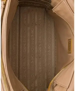 Prada Explore Nappa Leather Shoulder Bag - Neutral